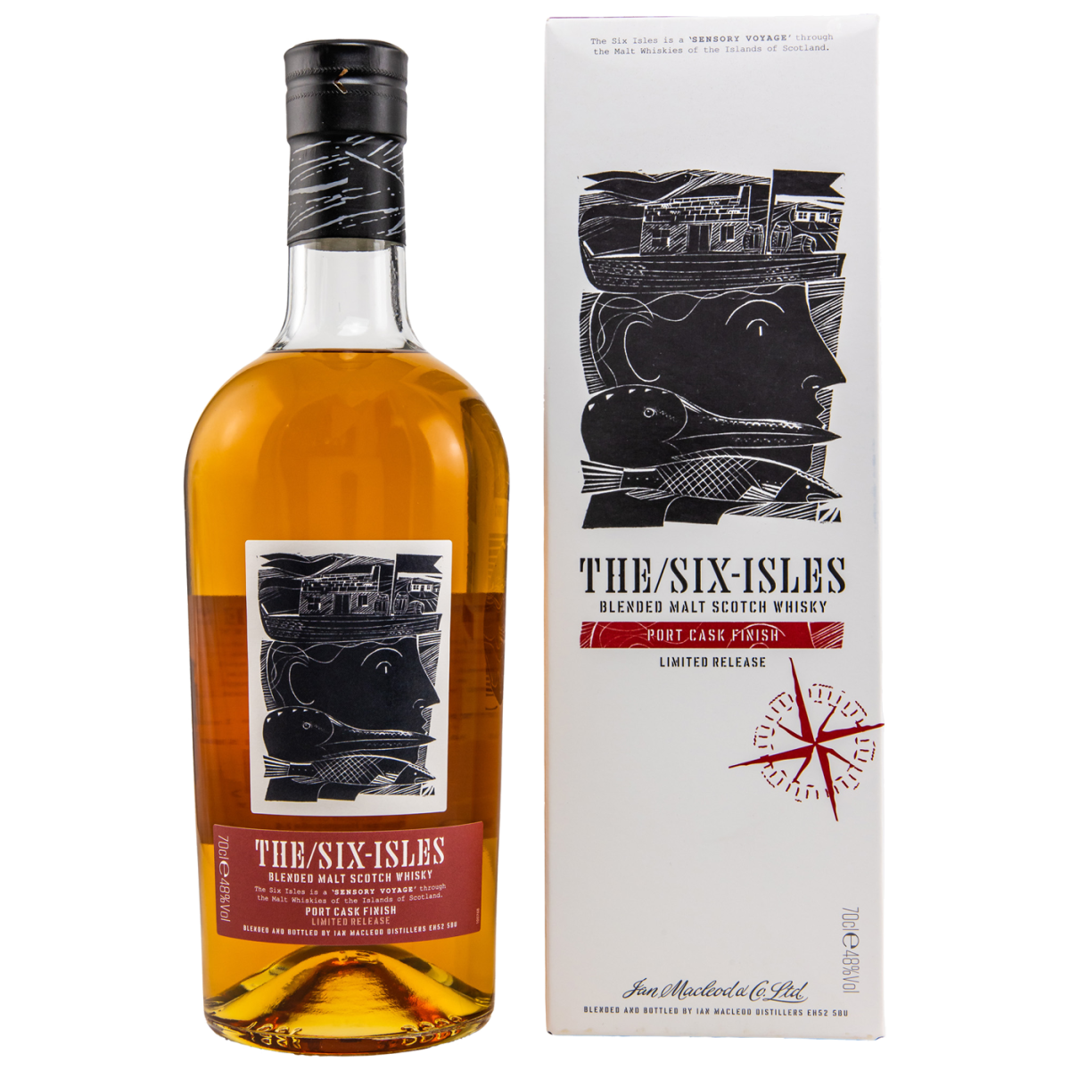 The Six Isles Port Cask Finish 48% 0,7l - Whiskyhort Oberhausen, 49,90