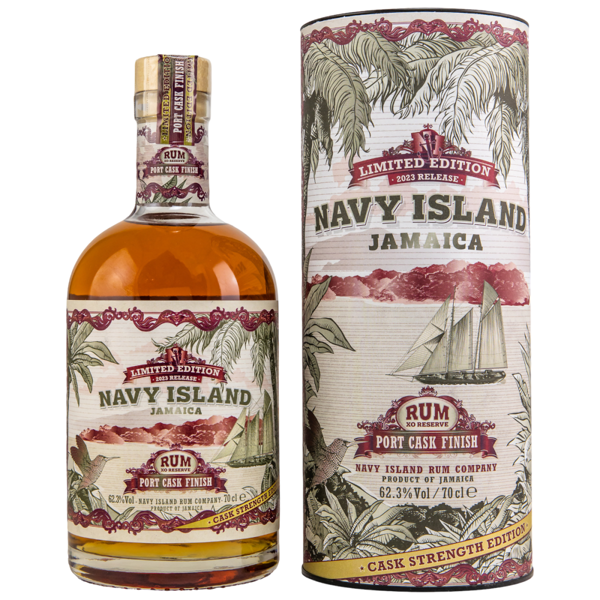 Navy Island Port Cask Finish Rum Cask Strength 62,3% 0,7l - Whiskyhor ...