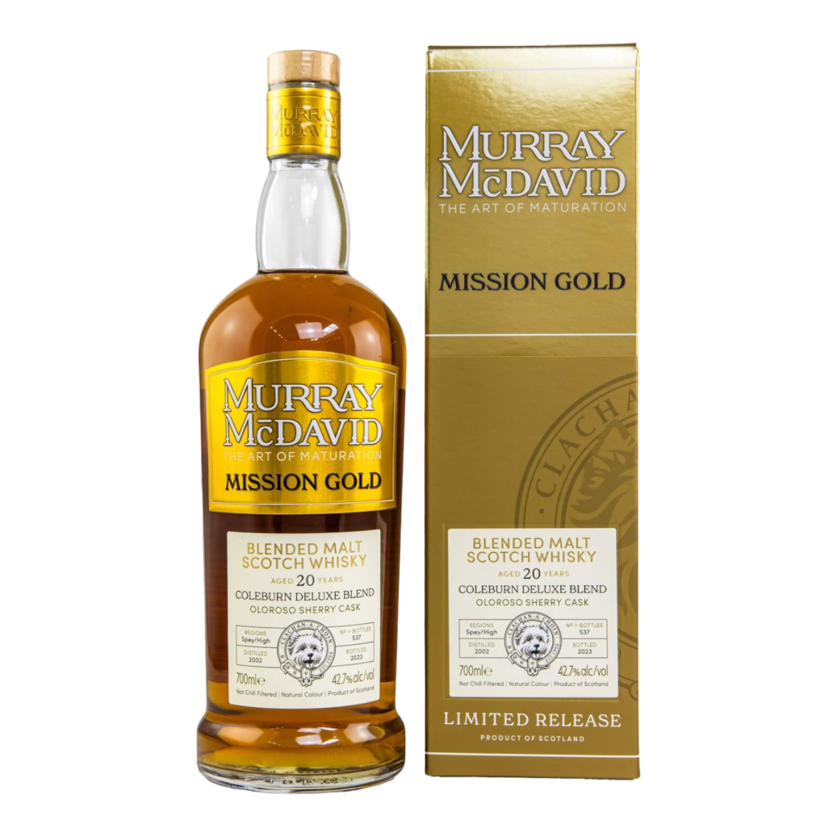 Coleburn Deluxe Blend 20 Jahre 2002 2023 Blended Malt Scotch Whisky M ...