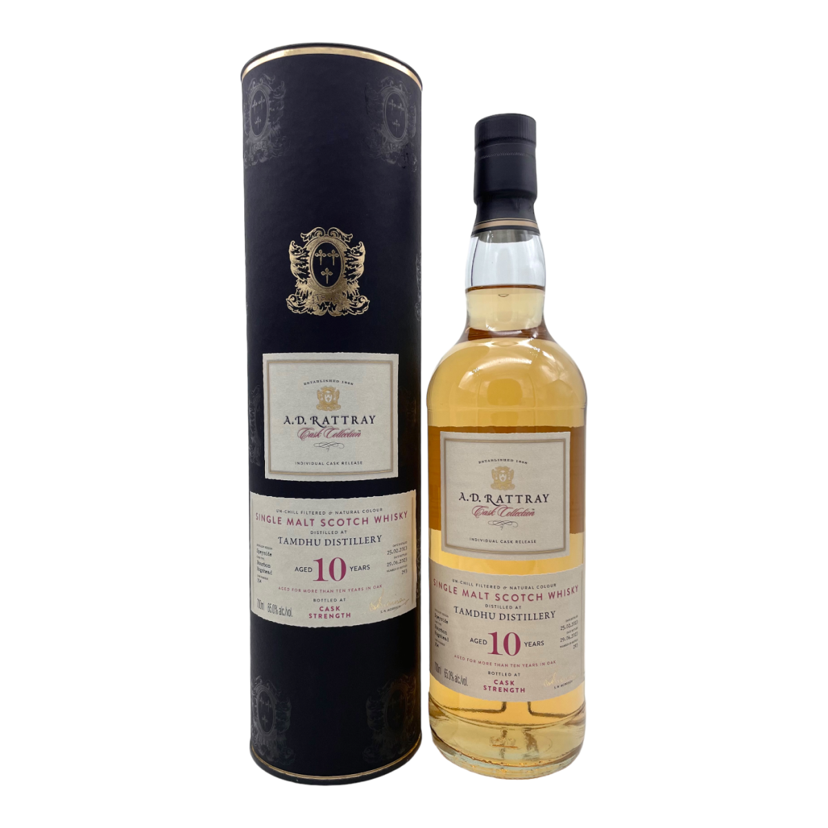 Tamdhu 10 Jahre 2013 2023 Bourbon Hogshead #354 A.D. Rattray 65% 0,7l ...
