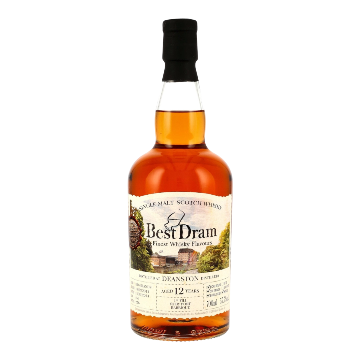 Deanston 12 Jahre 2012 2024 First Fill Ruby Port Barrique #59 Best Dr ...