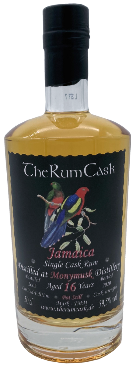 Jamaica 16 Jahre 2003 2020 Monymusk Distillery Single Cask Rum TheRum ...