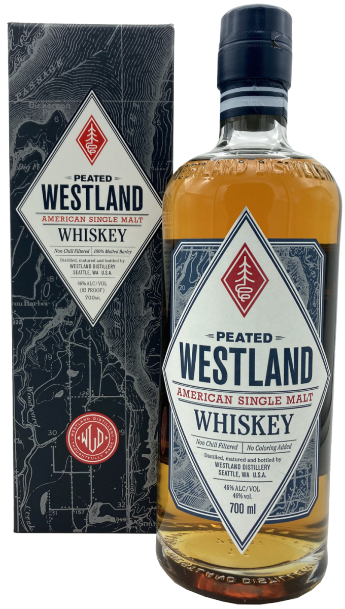 Westland Peated American Single Malt Whiskey 46% 0,7l - Whiskyhort Ob, 64,90